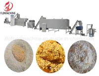 China Various Shapes Extruded Breadcrumb Chips Food Extruder Bread Crumb Crusher Machine for sale