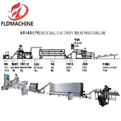China 200-250kg/H Capacity Motor Puffed Corn Stick Corn Ring Corn Ball Snack Making Machine for sale