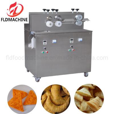 China Extrusion Technology Bulges Pellet Chips Frying Machine for Fried Puff Snack Production for sale