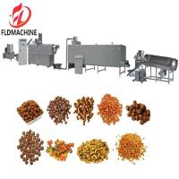 China Fully Automatic Pet Food Making Machine with 220-440V Voltage and 22X2X4m Dimensions for sale