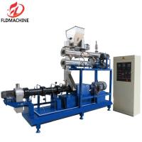 China Nutritional Pet Fodder Extruder Machine Dry Kibble Dog Food Production Line for sale