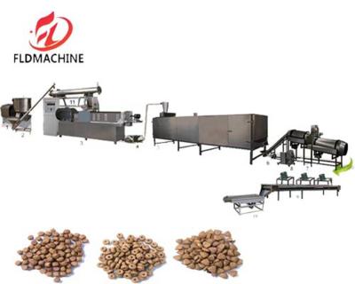 China Improve Your Production with Twin Screw Dry Pet Food Pellet Puff Food Extruder Line for sale