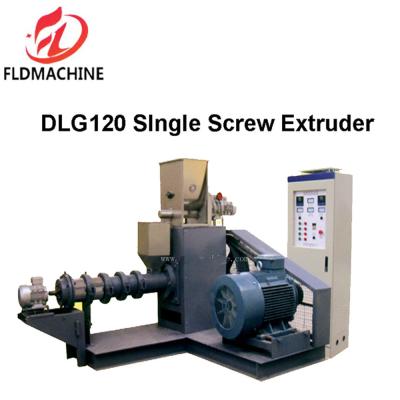 China Sigle Screw Bulking Machine Floating Fish Food Granulator Extruder Pet Dog Aquatic Feed Pellet Making Plant for sale