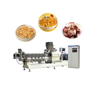 China Breakfast Cereal Corn Flakes Snack Food Extruder Making Machine Production Line for sale