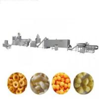 China ABB/Delta Inverter Controlled Twin Screw Snack Extruder for Rice Flour Snack Production for sale