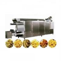 China ABB/Delta Inverter Controlled Twin Screw Snack Extruder for Rice Flour Snack Production for sale