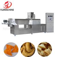 China Stainless Steel Full Automatic Fried Baked Corn Curls Processing Kurkure Snacks Cheetos Production Line for sale