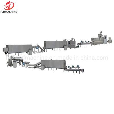 China Automatic Cheetos Corn Curl Kurkure Extrusion Process Line Frying Corn Snacks Food Extruder Making Machine for sale