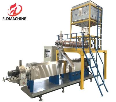 China Automated Pet Dog Food Production Equipment Line for 250kg/Hr Capacity and Corn Flour for sale
