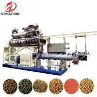 China Dry Pet Fish Food Making Extruder Feed Machine for sale