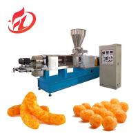 China Automatic Fried Puffing Snack Food Machine Puffed Corn Flakes Machine for sale