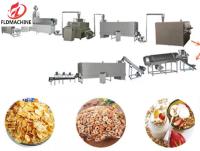 China Corn Flakes Production Plant Cereals Puffs Making Machinery for sale