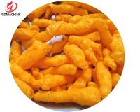 China Stainless Steel Food Grade Materials Inverter Puffed Corn Curl Snack Extruder Machine for sale