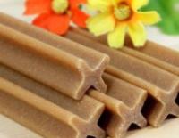 China 100 Pieces/Year Pet Treats Dog Chews Stick Extrusion Machinery with Mixing Capability for sale