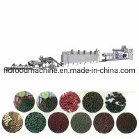 China Fish Feed Pellet Production Snack Food Processing Making Extrusion Extruder Machine for sale