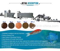 China Pet Food Extruder Floating Fish Feed Making Pllet Machine for sale