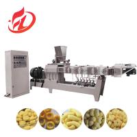 China Small Corn Puffed Extruder Expand Corn Snacks Food Machinery Production Line Price for sale
