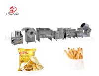 China Frying Snacks Pellet Chips Corn Fried Snacks French Fries Doritos Chips Making Machine Production Line for sale