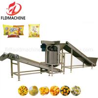 China Frying Snacks Pellet Chips Corn Fried Snacks French Fries Doritos Chips Making Machine Production Line for sale