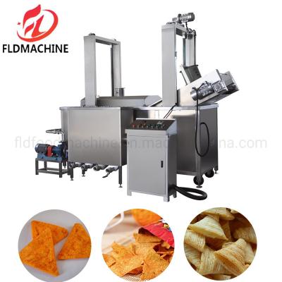 China Electric Frying Snacks Pellet Chips Corn French Fries Making Machine Model No. Slg65-III for sale