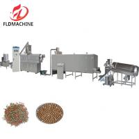 China Industrial Double Shaft Floating Aquafeed Feed Fodder Pellet Extrusion Fish Food Processing Extruder for sale