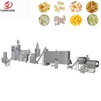 China Automatic Grade Automatic Puffed Corn Snack Extruder for Making Rice Puff Corn Rings for sale