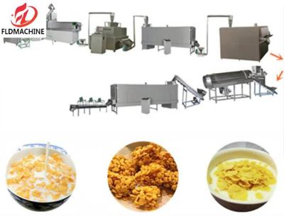 China Breakfast Cereal Corn Flakes Machine Line Manufactures with and 38CrMoAl Alloy Steel for sale