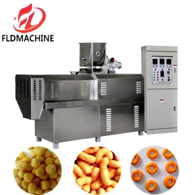 China Factory Directly Supply Corn Grits Puffing Cheetos Extruder Equipment/Kurkure Nik Nak Snack Production Machine for sale