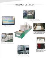 China Belt Drying Equipment Industrial Conveyor Belt Continuous Vacuum Paper Board Microwave Dryer for sale