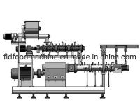 China Twin Screw Bulking Machine Automatic Floating Fish Feed Pellet Processing Extruder Machine 100pieces/Year for sale