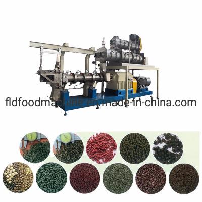 China Granular Shape Shrimp Feed Production Line Making Machine for Corn Wheat Starch Meat for sale