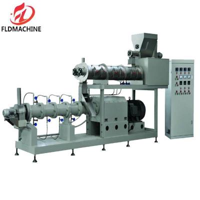 China Design Fish Food Making Extruder Machine with Motor Speed Comtrolling Delta Inverter for sale