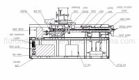 China 1.5*1.3*0.8 Line Szie Floating Fish Food Feed Pellet Making Machine for Feed Hammer Mill for sale