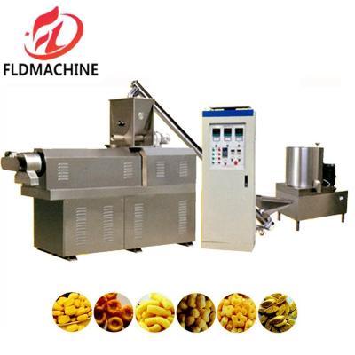 China Mild Processing Corn Puffed Snacks Food Extruder Making Machinery 2.5*1.0*2.0 for Output for sale