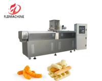 China Corn Puffed Snacks Food Extruder Making Machinery with Inverter Speed Control System for sale