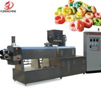 China 38CrMoAl Alloy Steel Twin Screw Extruder for Crispy Corn Flakes Cereal Snacks 300-500kg/H for sale