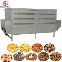 China 38CrMoAl Alloy Steel Twin Screw Extruder for Crispy Corn Flakes Cereal Snacks 300-500kg/H for sale
