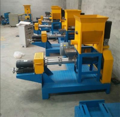 China 300-400kg/H Capacity Dry Dog Cat Floating Fish Feed Extruder Machine with Food Grade for sale