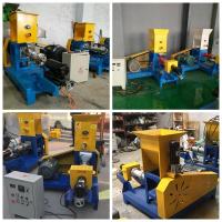 China 300-400kg/H Capacity Dry Dog Cat Floating Fish Feed Extruder Machine with Food Grade for sale