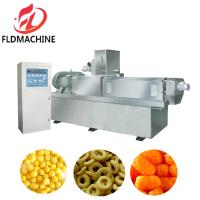 China ABB Inverter Technology Fully Automatic Corn Snack Extruder for Snacks Production for sale