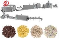 China Barley Corn Flakes Cereal Production Twin Screw Extruder with Stainless Steel Material for sale