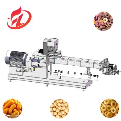China SLG65-III Extrusion Technology Corn Puffed Snack Making Machine for Cereal Production for sale