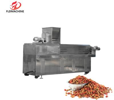 China 1200cm * 230cm * 270cm Package Size Animal Feed Pellet Making Machine for Pet Fish Dog Cat for sale