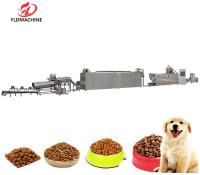 China 500 Kg/H Pet Snacks Dog Food Kibble Fish Feed Machine Production Line Extruder for sale