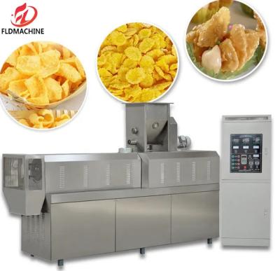 China Electric Corn Flakes Production Line for Breakfast Loading Container 20 or 40 Container for sale