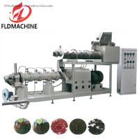 China Jinan Fld Aquatic Fish Food Production Line Feed Making Extruder with Omron Electric Parts for sale