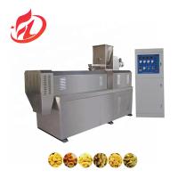 China Extruded Corn Puff Cheese Ball Making Machine Snack Machinery for sale
