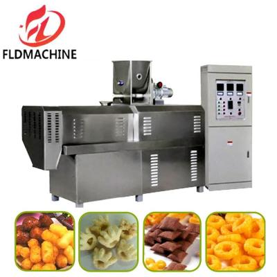 China SLG65-III Model NO. Small Puffed Corn Curl Snack Cheetos Kurkure Extruder Machine for sale