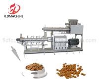 China Electric Parts Delta Twin Screw Extrusion Floating Sinking Animal Feed Pellet Machine for sale