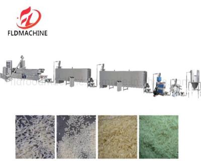 China Artificial Nutrition Rice Making Machine Extruder Puff Porridge Production Line by China Jinan Price for sale